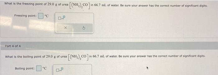 Solved note: reference Molal freezing point depression and | Chegg.com
