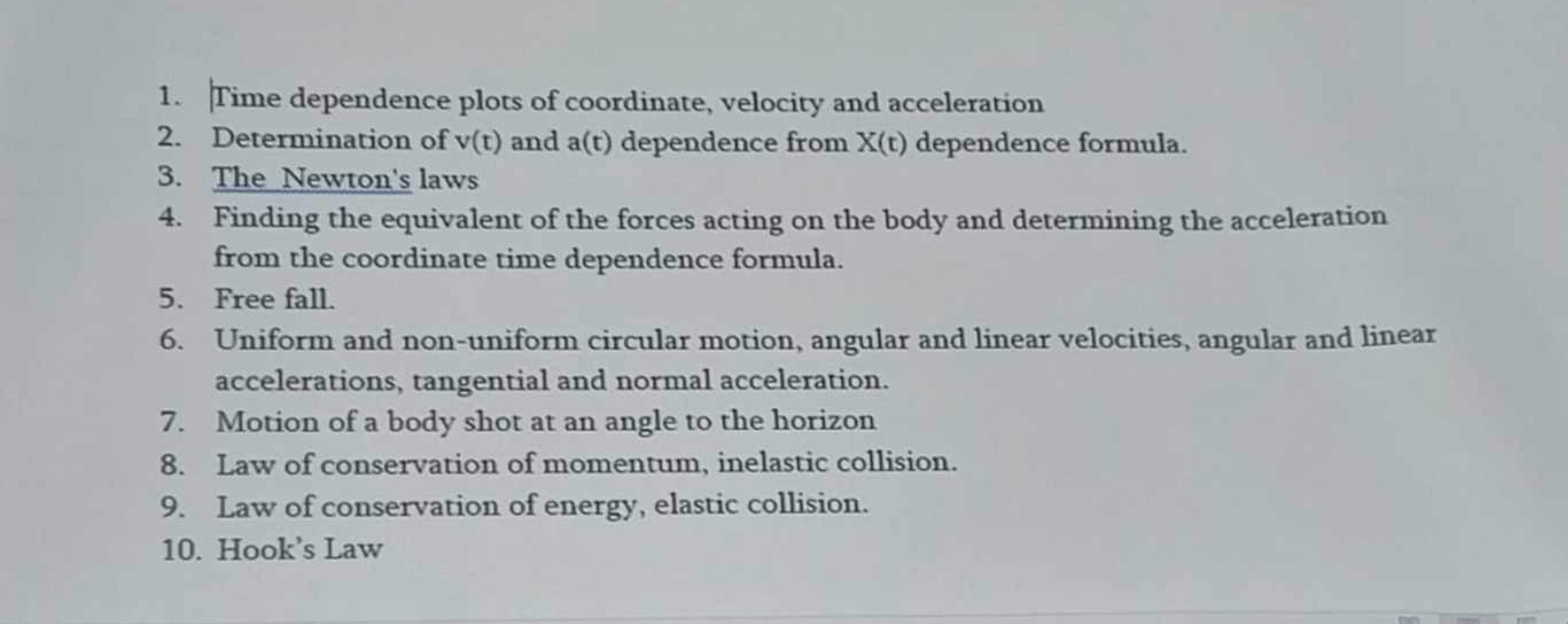 Solved 1. ﻿Time dependence plots of coordinate, velocity and | Chegg.com