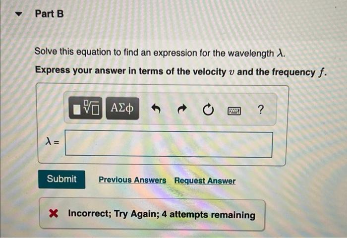 Part F What is the relationship between w and f? ΡΟΙ | Chegg.com