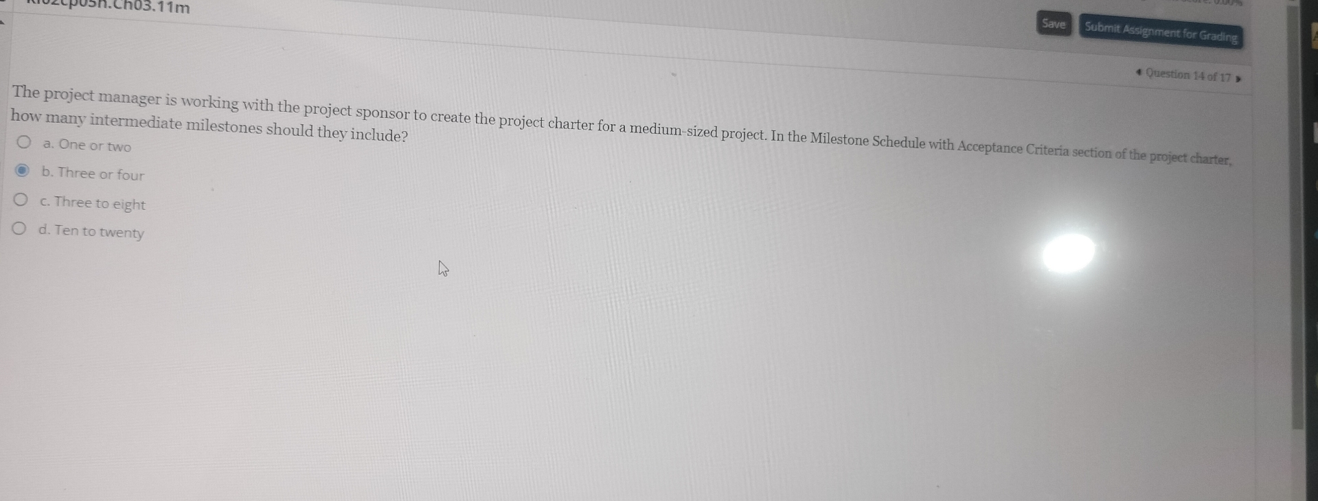 Solved SaveSubmit Assignment for Grading4 ﻿Question 14 ﻿of | Chegg.com