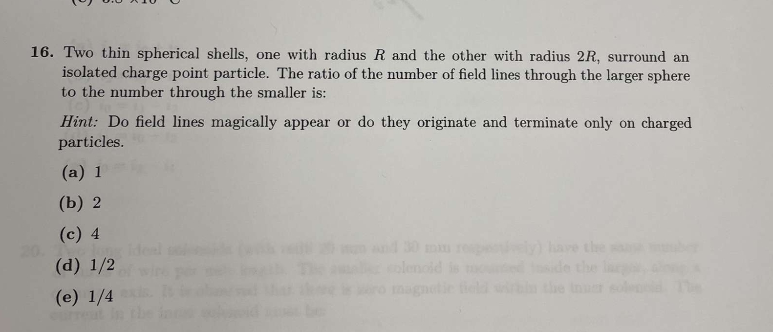 Solved Two thin spherical shells, one with radius R ﻿and the | Chegg.com