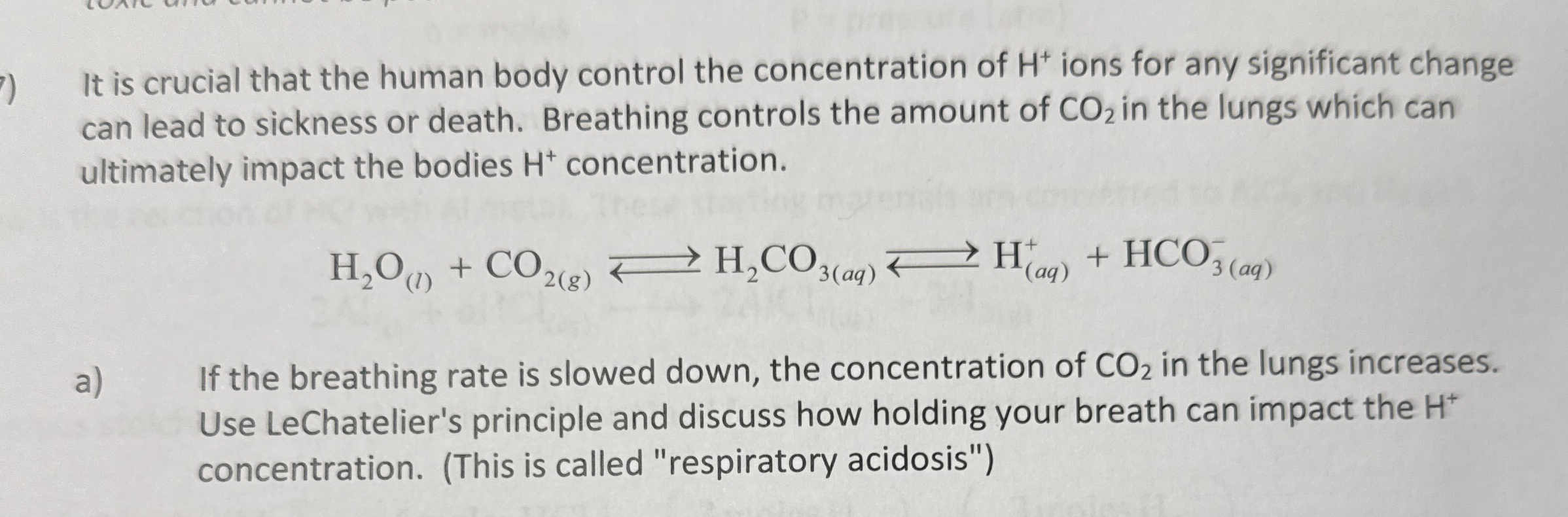 Solved It is crucial that the human body control the | Chegg.com