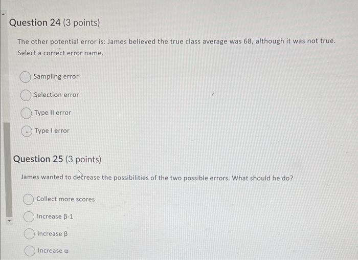 Solved However, James learned that a conclusion from a | Chegg.com