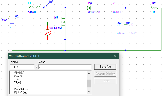Solved Image shows attempt at ﻿constructing a boosting DC-DC | Chegg.com