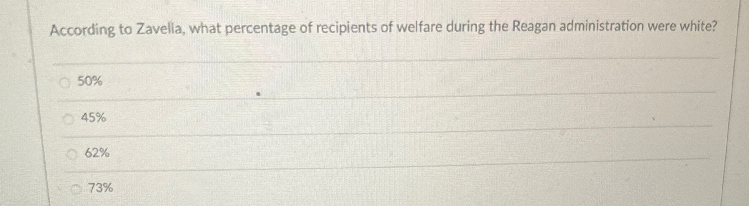 Solved According to Zavella, what percentage of recipients | Chegg.com
