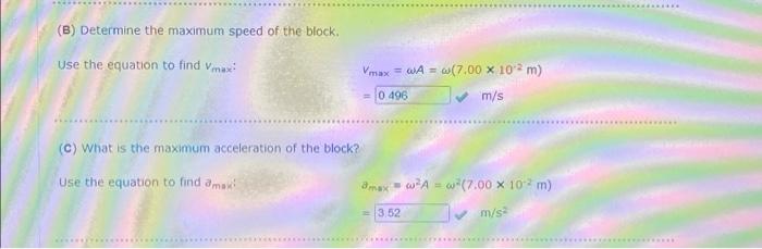 Solved Example 12.1 A Block-Spring System x=0 A 185-9 block | Chegg.com