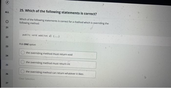 Solved Where in a constructor, can you place a call to a | Chegg.com