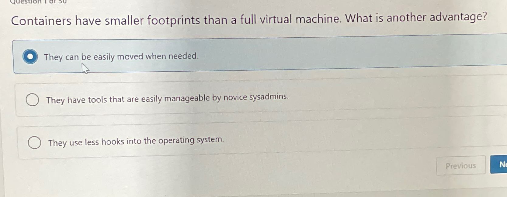 Solved Containers have smaller footprints than a full | Chegg.com