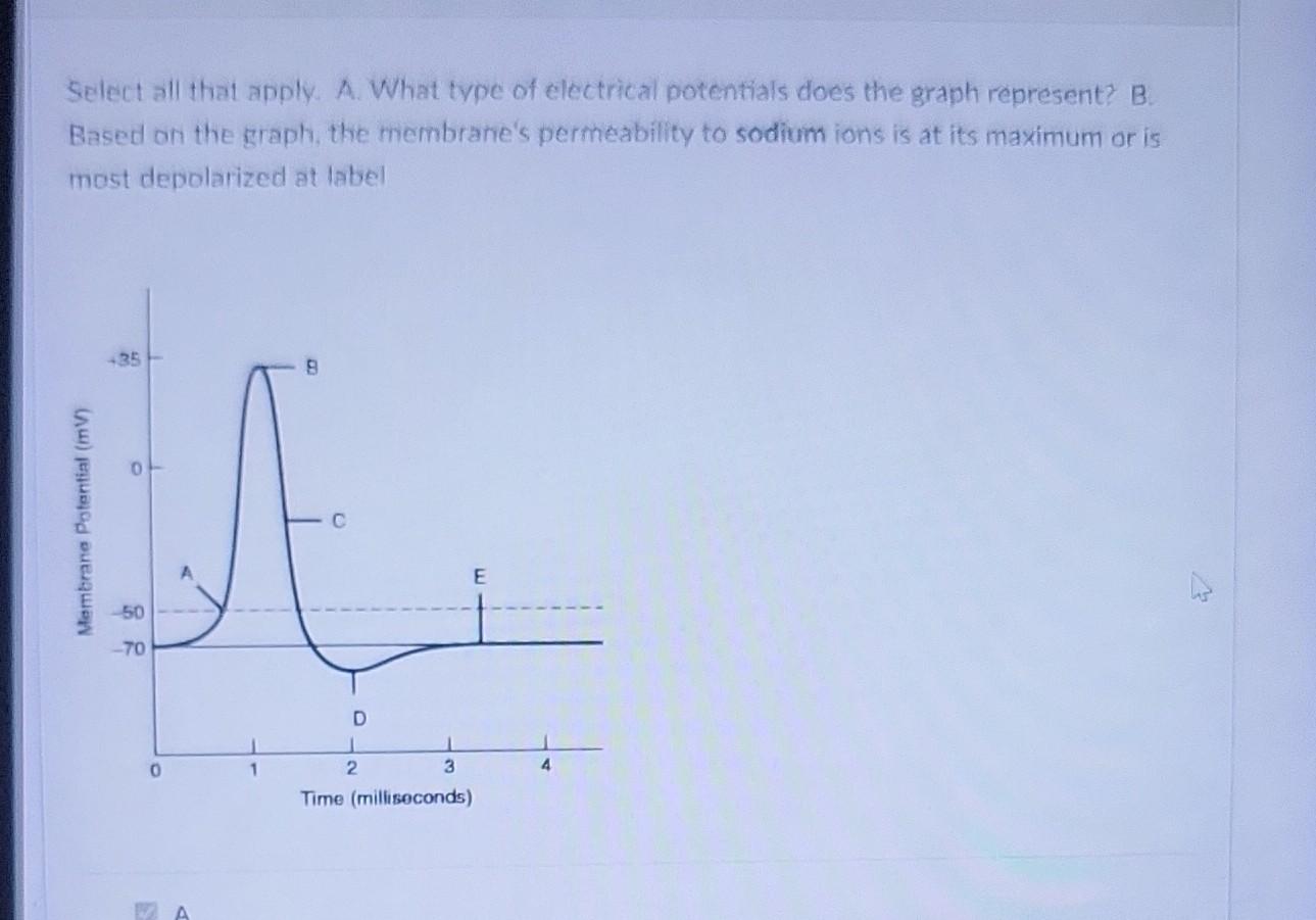 Solved Select all that apply. A. What type of electrical | Chegg.com