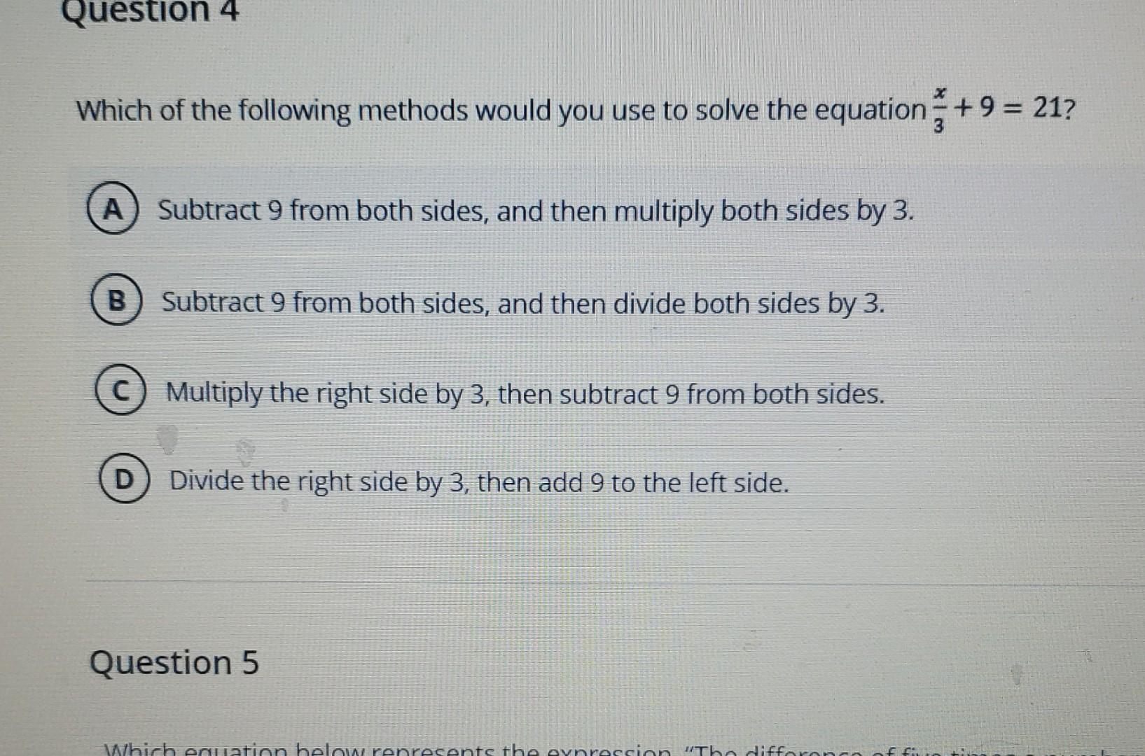 Solved Which of the following methods would you use to solve | Chegg.com