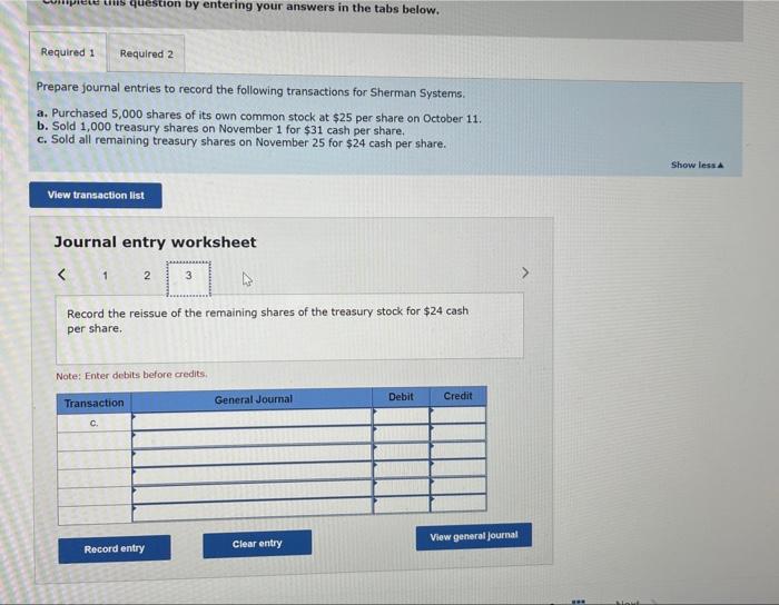 Solved 1. Prepare journal entries to record the following | Chegg.com