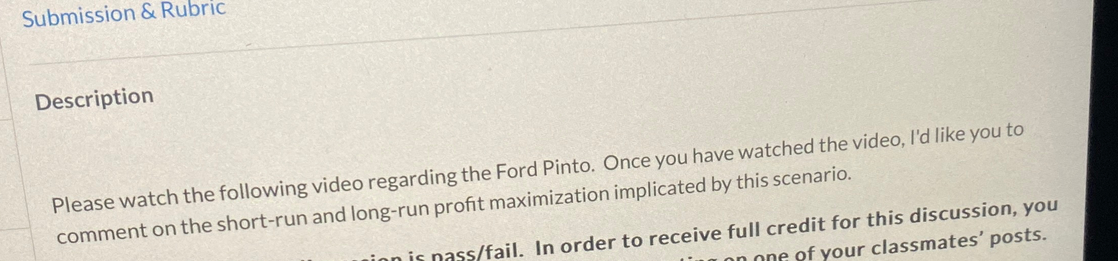 Solved Submission & RubricDescriptionPlease watch the | Chegg.com