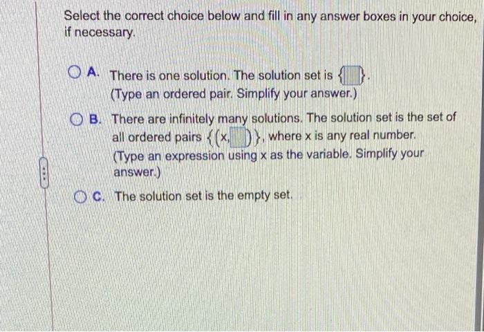 Solved Solve the following system of equations by the | Chegg.com
