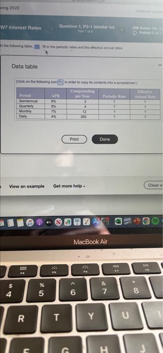 Solved Meme Winowe FINA 3724 Online Spring 2022 Homewock HWY | Chegg.com