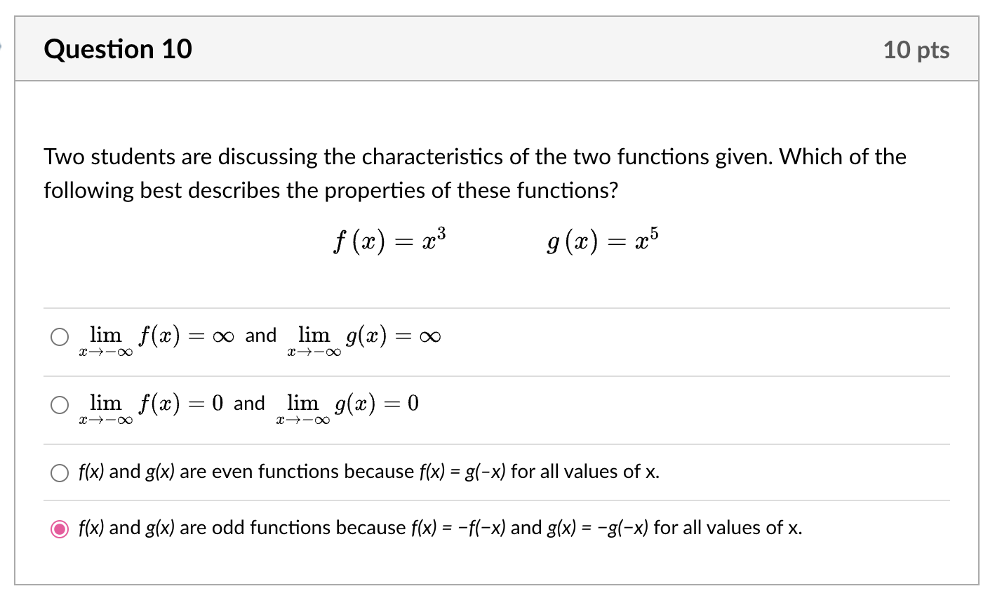 Solved Two students are discussing the characteristics of | Chegg.com