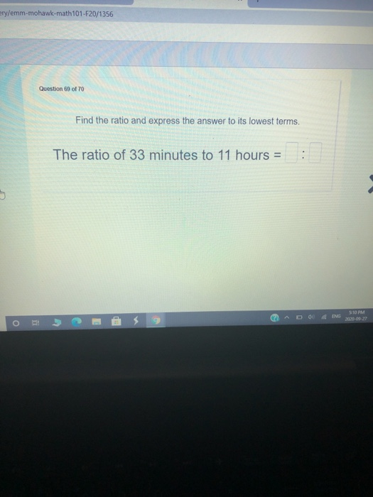 Solved ary/emm-mohawk-math 101-F20/1356 Question 60 of 70 | Chegg.com