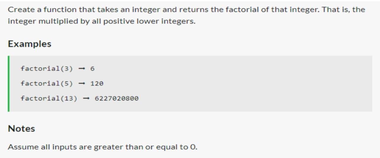 Solved Create a function that takes an integer and returns | Chegg.com