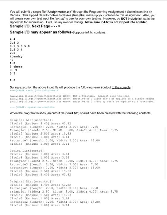 Solved REQUIREMENTS You will submit a single file | Chegg.com