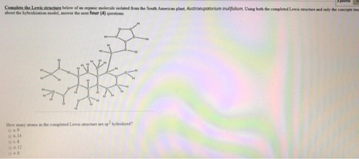 Solved about the hybridization model; answer the following | Chegg.com