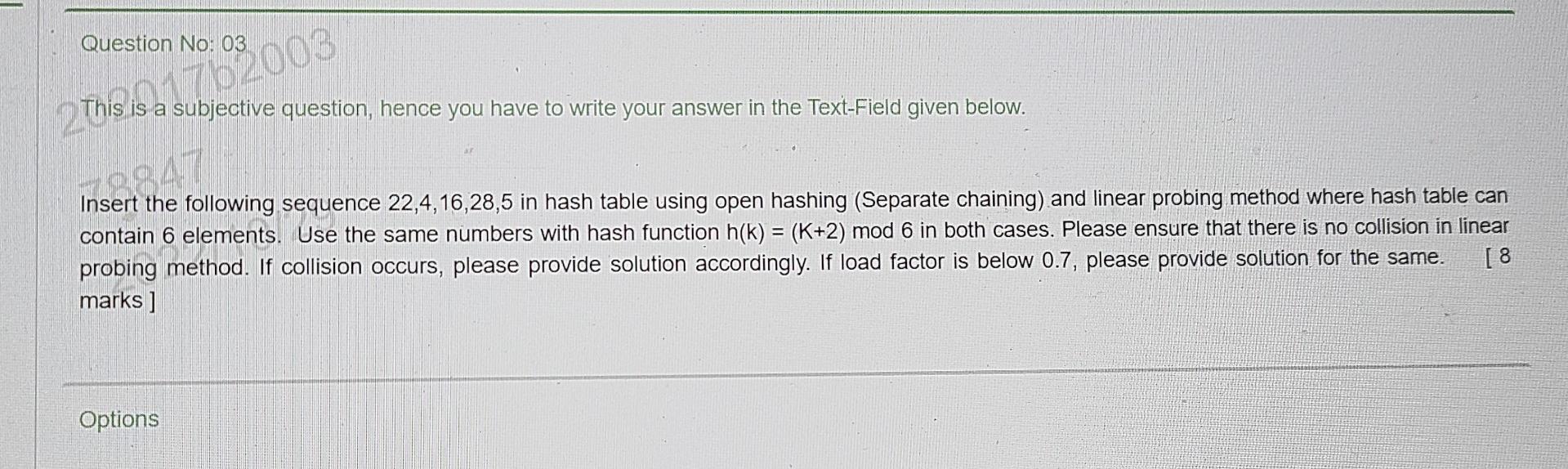 Solved This Is A Subjective Question Hence You Have To