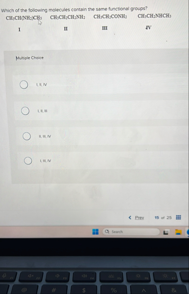 Solved Which of the following molecules contain the same | Chegg.com