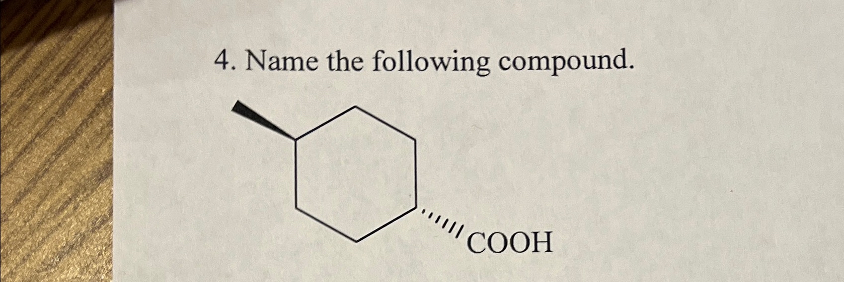 Name the following compound. | Chegg.com