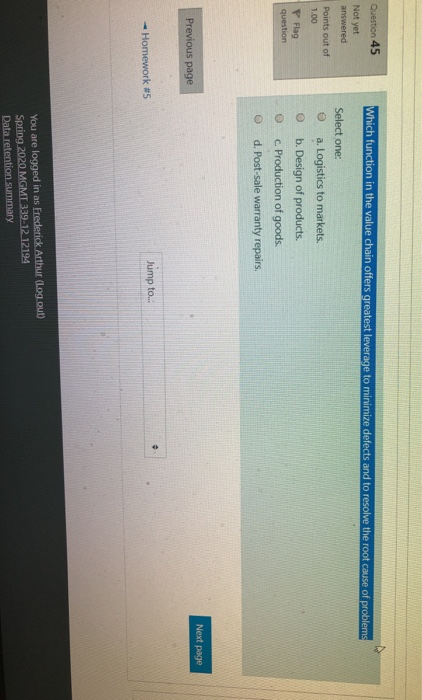 Solved Quiz nav 12 3. 41 What is the tool in statistical | Chegg.com
