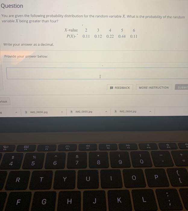 Solved Question You are given the following probability | Chegg.com