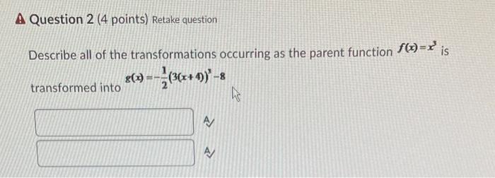 Solved Describe all of the transformations occurring as the | Chegg.com