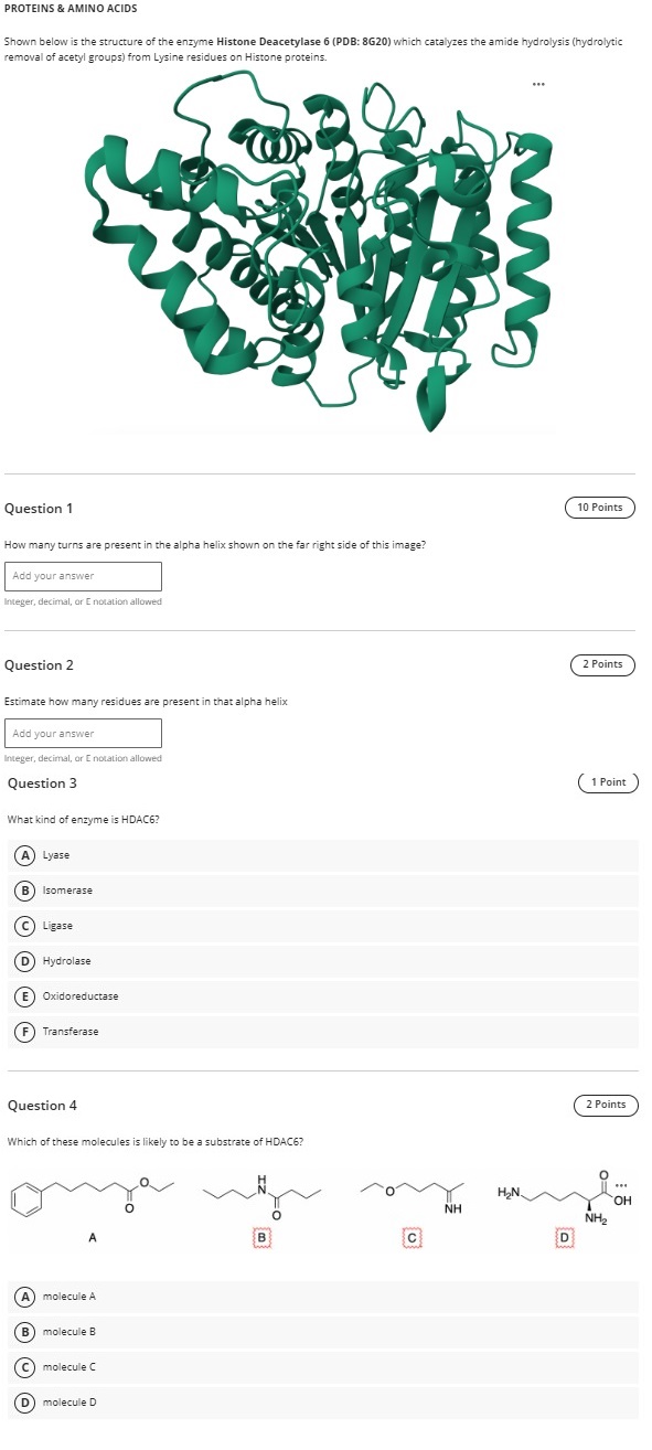 Solved PROTEINS & AMINO ACIDSShown below is the structure of | Chegg.com