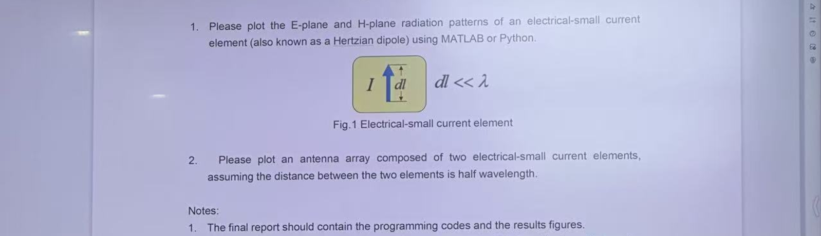 Solved Please plot the E-plane and H -plane radiation | Chegg.com