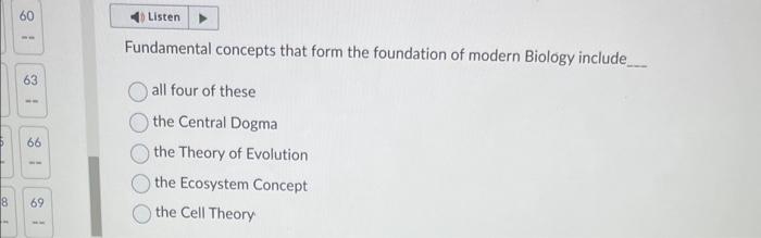 Solved Fundamental concepts that form the foundation of | Chegg.com