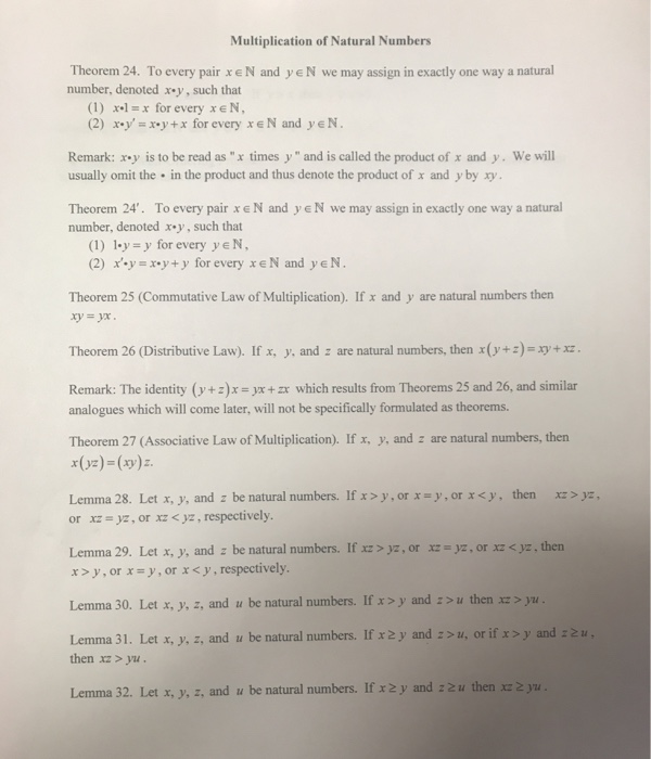 Solved Provide a mathematical proof for Lemma a8, Lemma 29, | Chegg.com