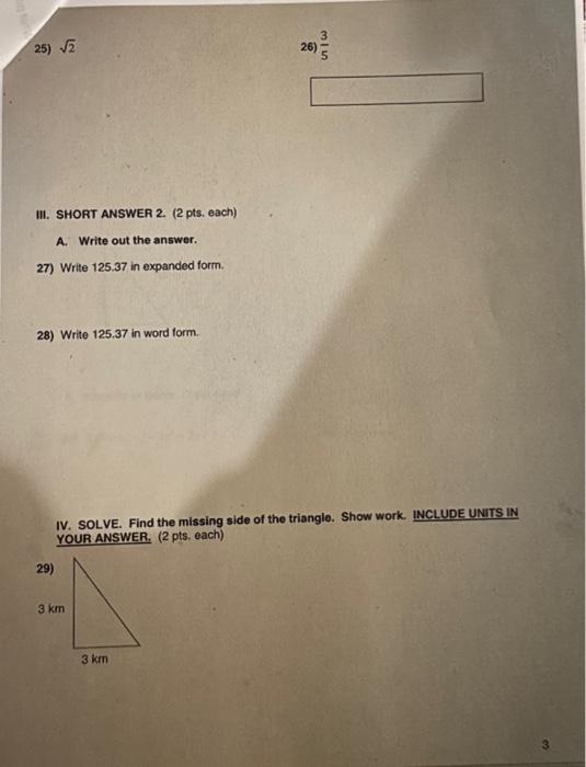 Solved 27) Write 125.37 in expanded form. 28) Write 125.37 | Chegg.com