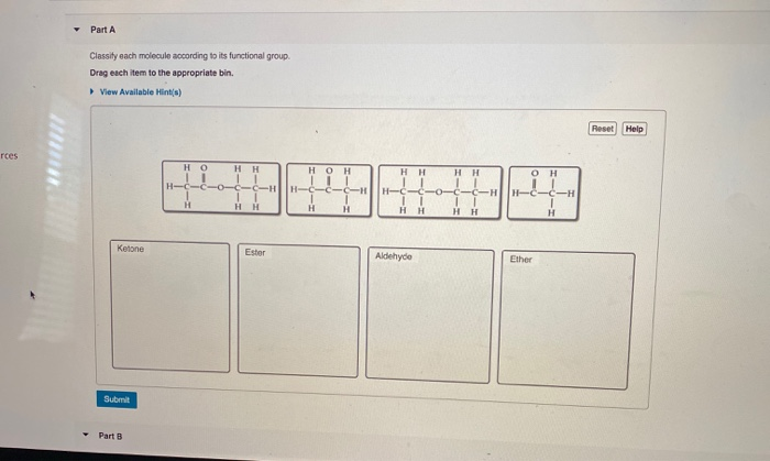 Solved Part A Classily each molecule according to its | Chegg.com Solved Part A Classily each molecule according to its | Chegg.com