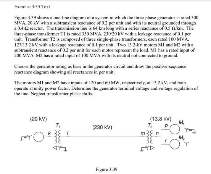 Solved Please solve fullyExercise 3:35 ﻿TextFigure 3.39 | Chegg.com