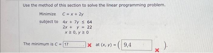 Solved Minimize subject to | Chegg.com