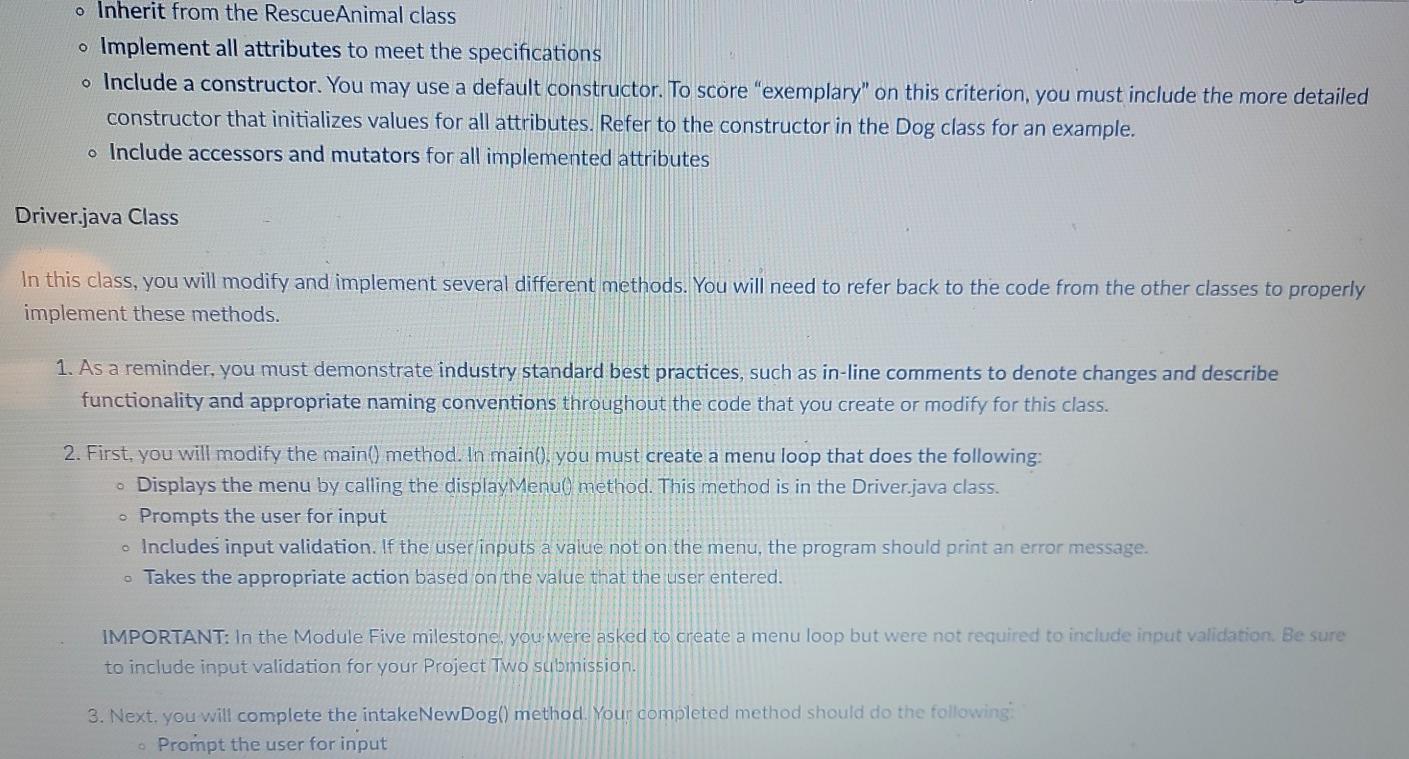 Solved Competencies In this project, you will demonstrate | Chegg.com