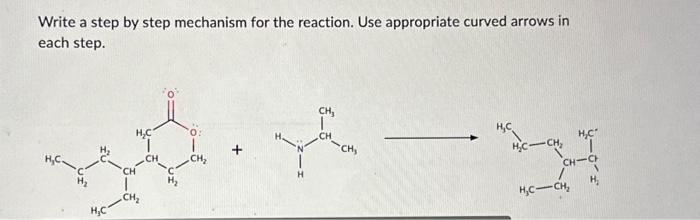 Solved Write a step by step mechanism for the reaction. Use | Chegg.com
