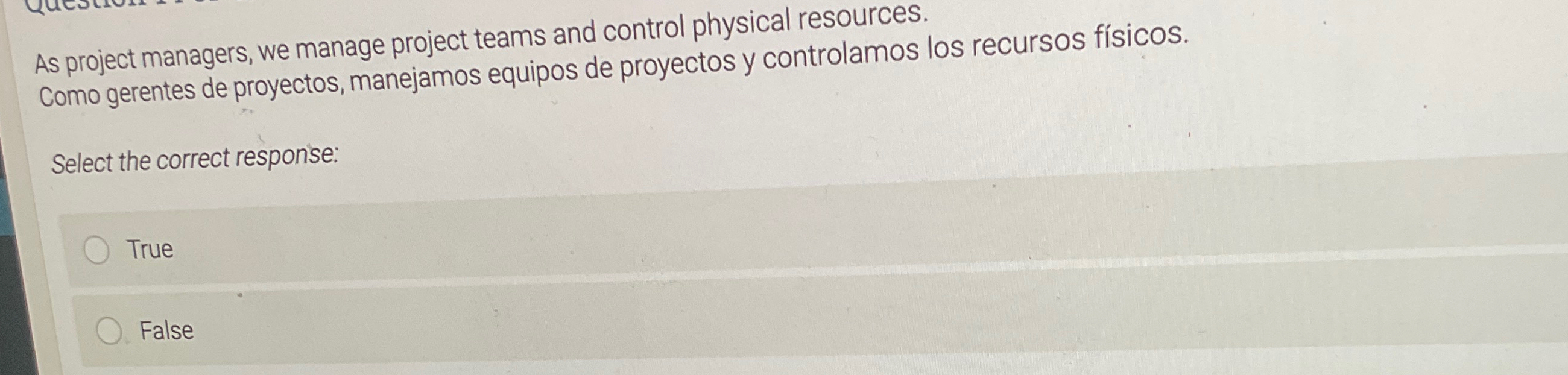 Solved As project managers, we manage project teams and | Chegg.com