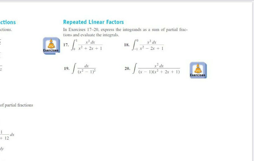 Solved ctions ctions. Repeated Linear Factors In Exercises | Chegg.com