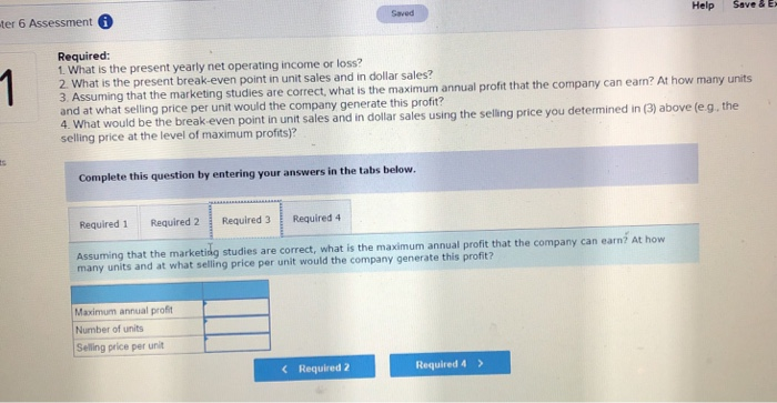Solved pter 6 Assessment Saved Help Save & Exit Submi 1 | Chegg.com