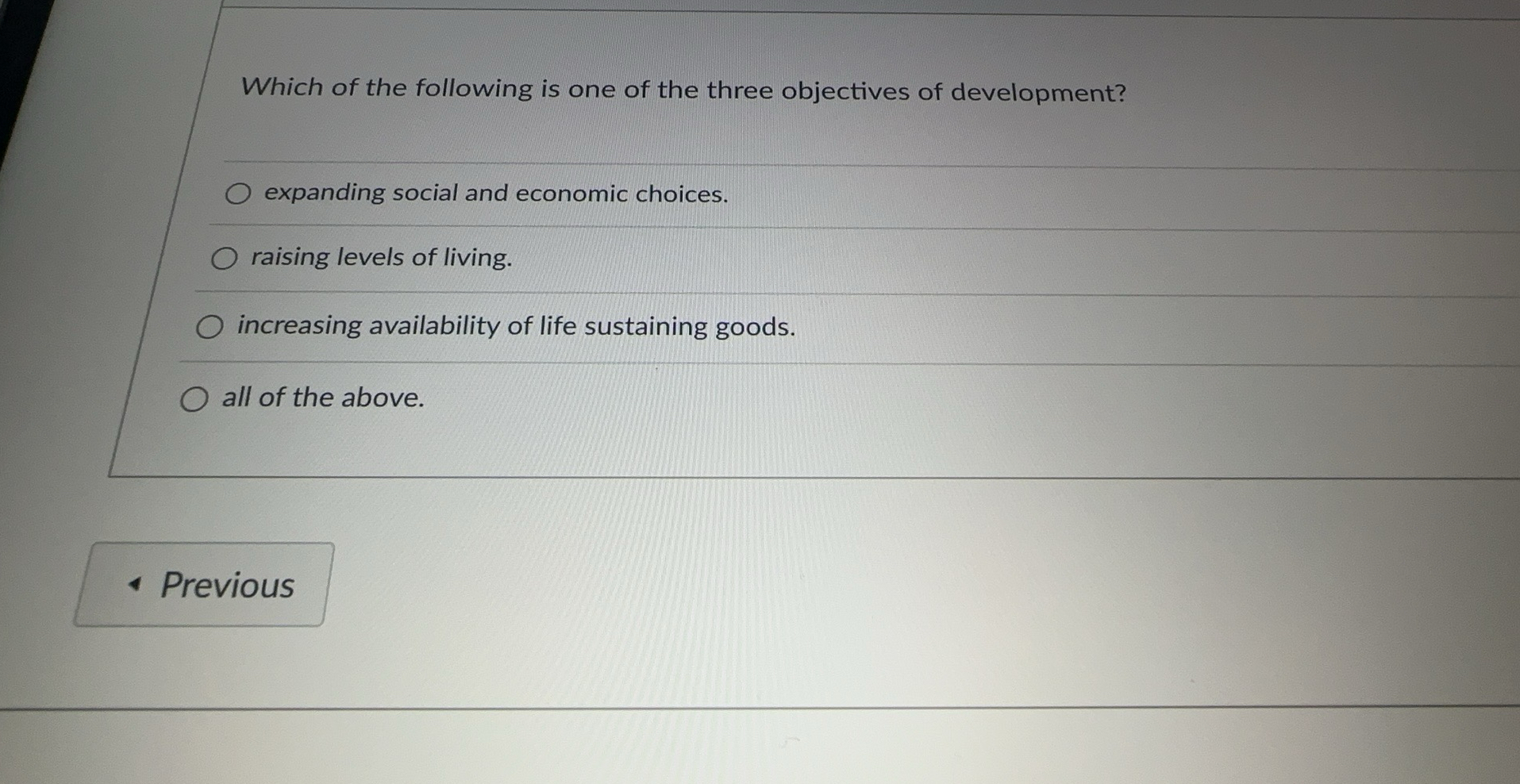 Solved Which of the following is one of the three objectives | Chegg.com