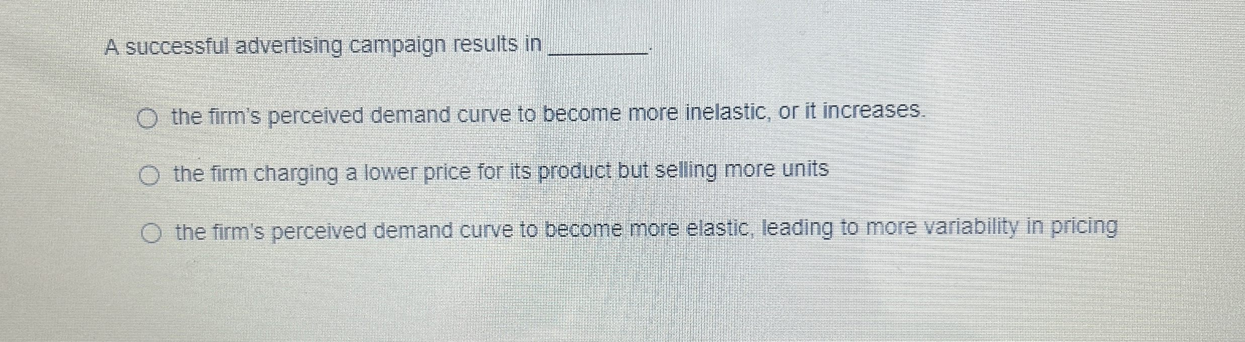 A successful advertising campaign results in q,the | Chegg.com