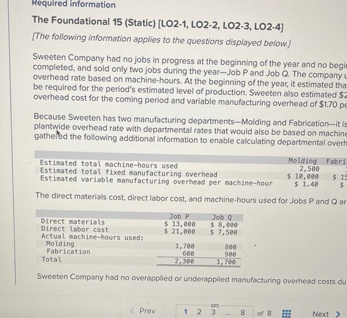 The Foundational 15 (Static) [LO2-1, LO2-2, LO2-3, | Chegg.com