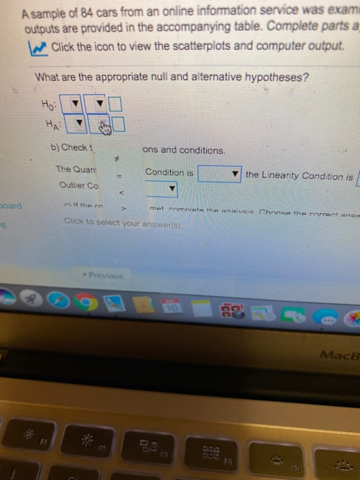 0 Scatterplot and Computer Output þggested mined s a) | Chegg.com