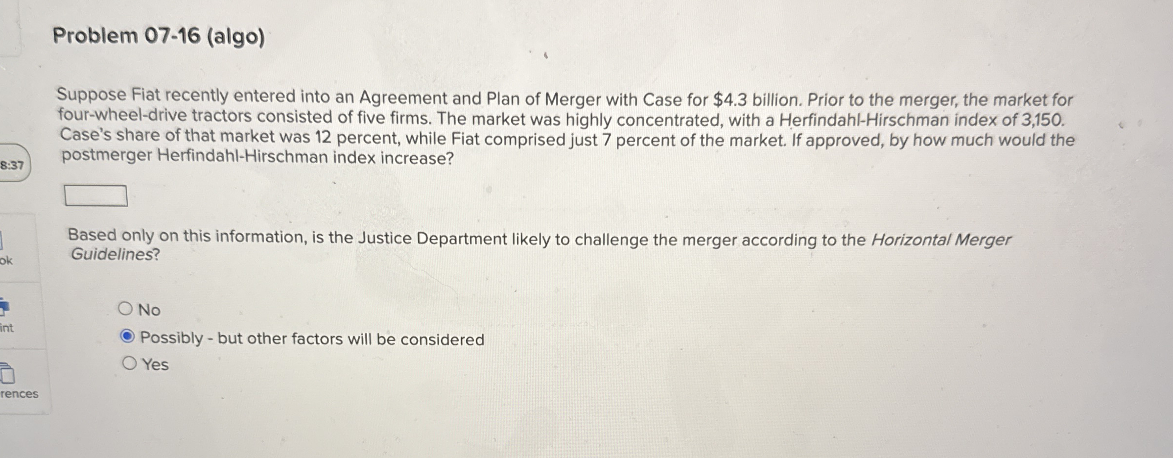 Solved Problem 07-16 (algo)Suppose Fiat recently entered | Chegg.com