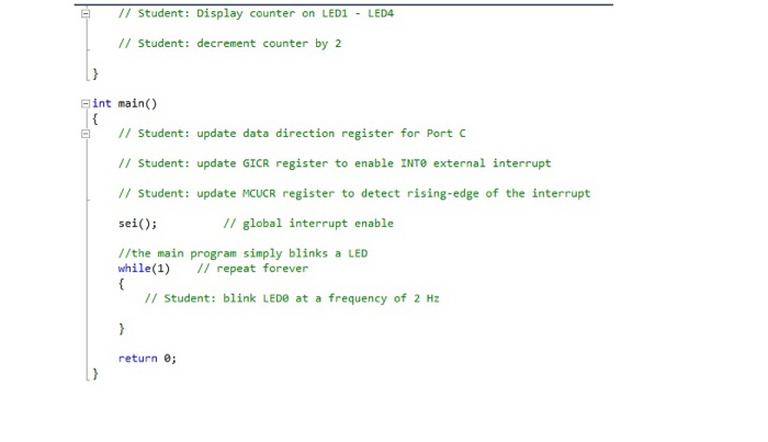 PART 1: The ATmega8 microcontroller shown in Figure 1 | Chegg.com