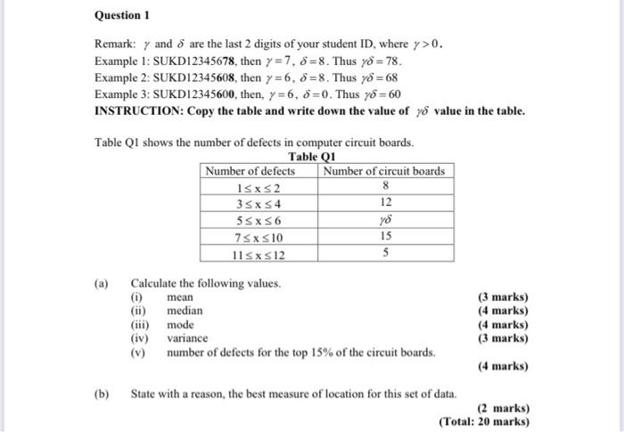 Solved Remark: γ and δ are the last 2 digits of your student | Chegg.com