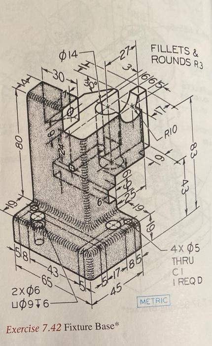 Solved using solidwork please show me the steps of how to | Chegg.com